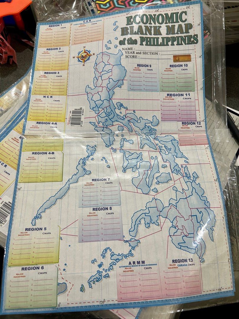 World and Philippines Map Outline/Blank Test Maps, Hobbies & Toys ...