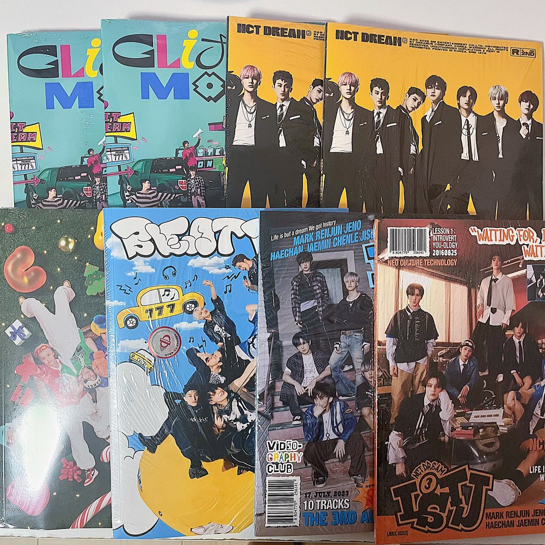 wts SEALED nct 127 nct dream ISTJ GLITCH MODE CANDY BEATBOX 2BADDIES ...