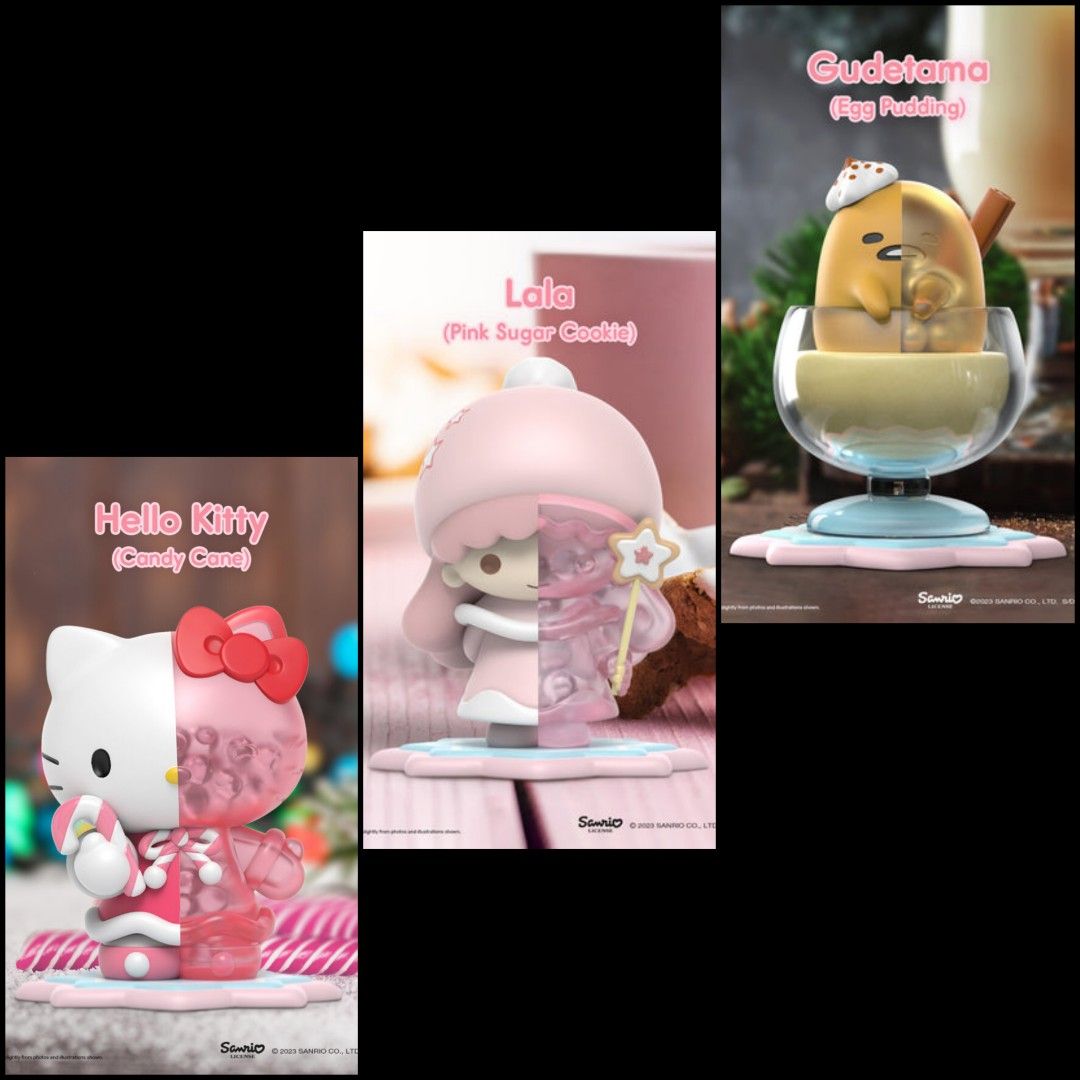 WTS Mighty Jaxx Sanrio Snowy Dream series: Lala, Hello Kitty, Gudetama ...