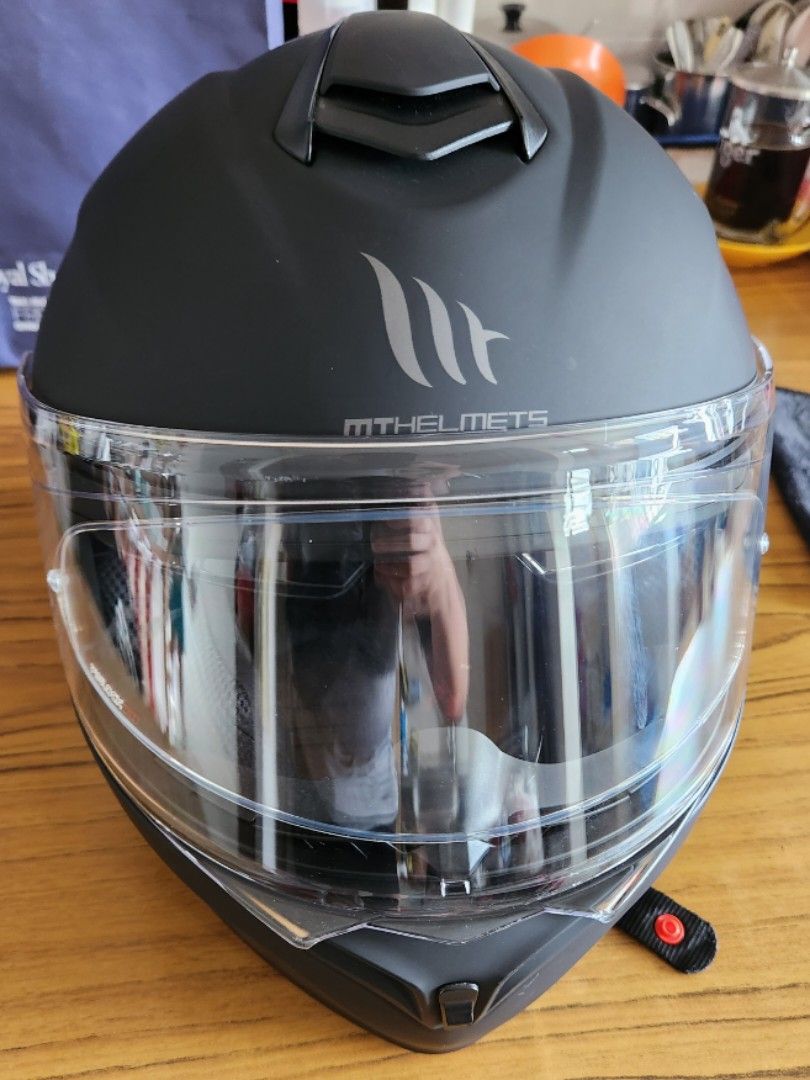 XL Sized MT Modular Helmet (Matte Black), Motorcycles, Motorcycle ...