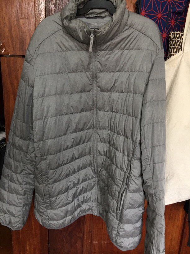 XL Uniqlo down feather jacket, Men's Fashion, Coats, Jackets and Outerwear on Carousell