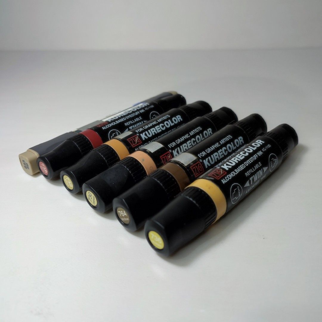 Zig Kurecolor Alcohol Refillable Markers Per Piece and Bundle, Hobbies ...