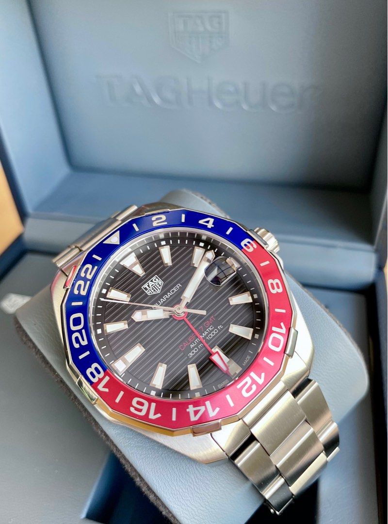 2019 Tag Heuer Aquaracer GMT Calibre 7 Ref. WAY201T.BA0927, Luxury ...