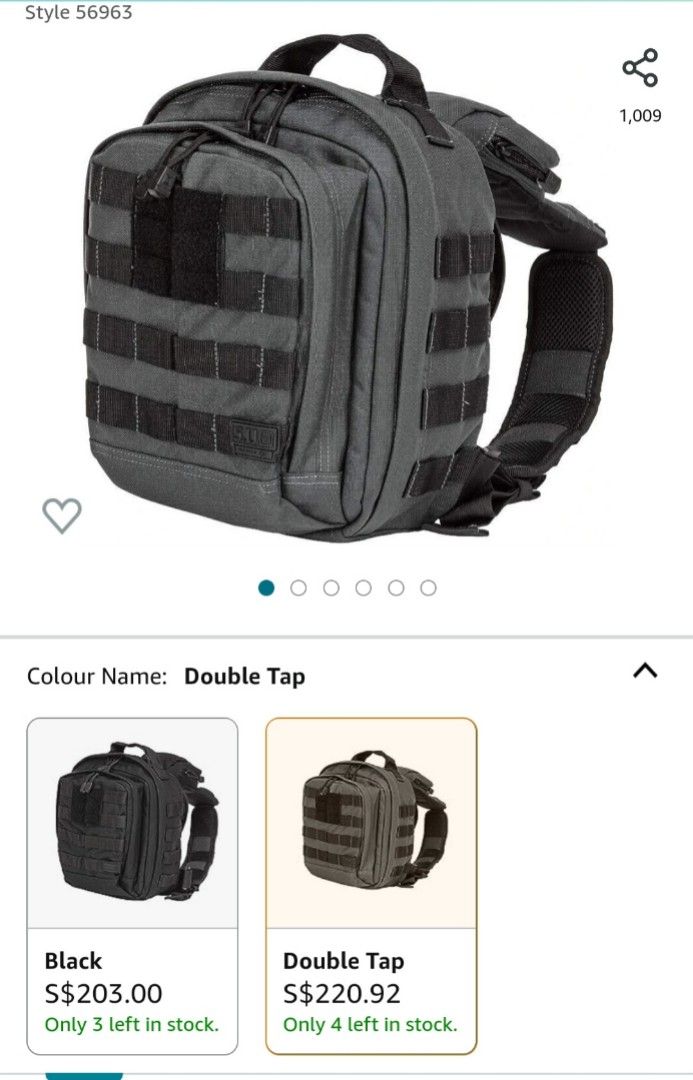 5.11 Tactical Rush MOAB 6 Sling Bag EDC Magforce Blackhawk Maxpedition Mystery Ranch, Sports ...