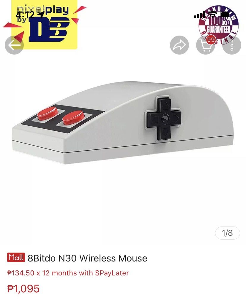 8bitdo N30 Wireless Mouse Datablitz Mobile Phones And Gadgets Mobile And Gadget Accessories