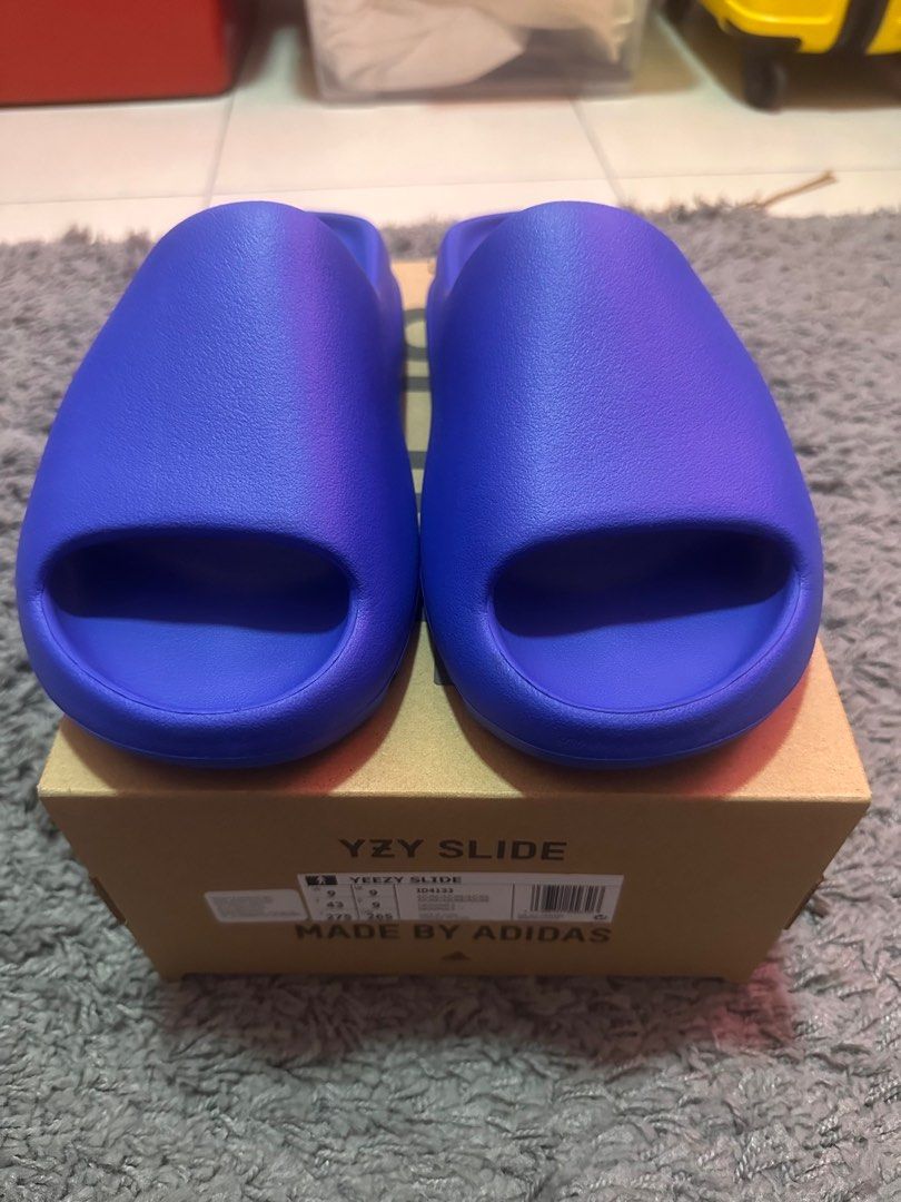 Adidas Yeezy Slide Azure, Men's Fashion, Footwear, Flipflops and Slides ...