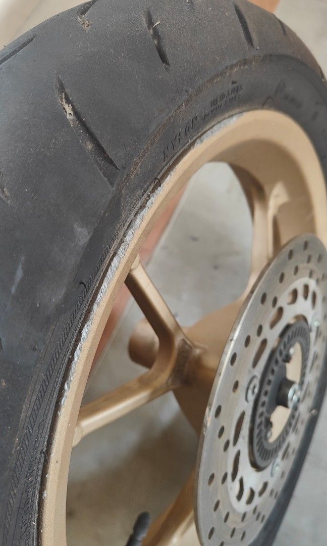 Aerox Stock Original Rim, Motorcycles, Motorcycle Accessories on Carousell