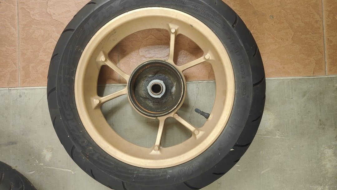 Aerox Stock Original Rim, Motorcycles, Motorcycle Accessories on Carousell