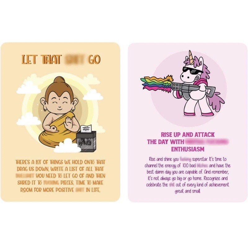 Affirmies Profanity Affirmation Cards Deck, Hobbies & Toys, Toys ...