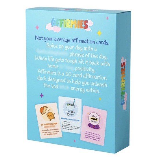 Affirmies Profanity Affirmation Cards Deck, Hobbies & Toys, Toys ...