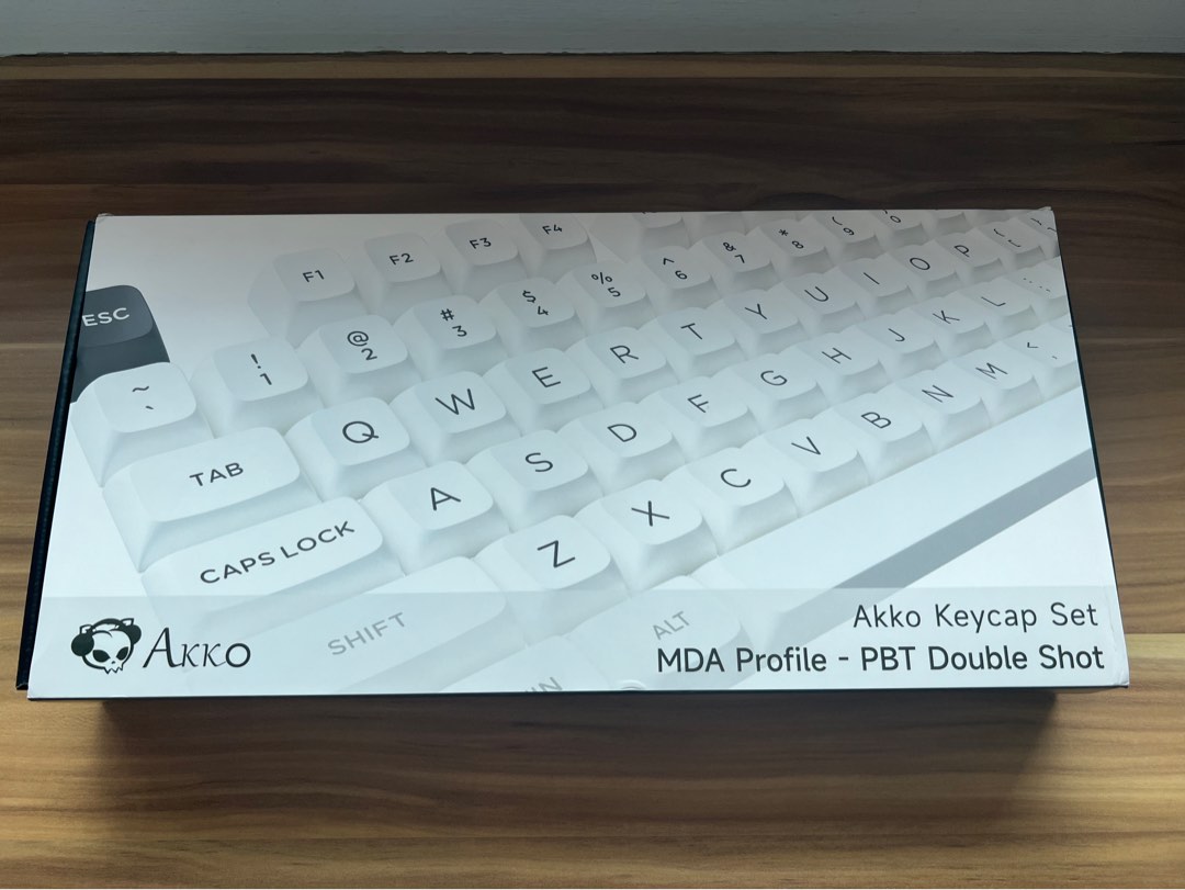 AKKO Black on White MDA Keycap Set [227 Keys], Computers & Tech, Parts ...