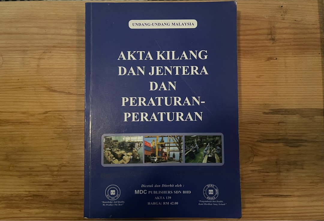 AKTA KILANG DAN JENTERA DAN PERATURAN-PERATURAN, Hobbies & Toys, Books ...
