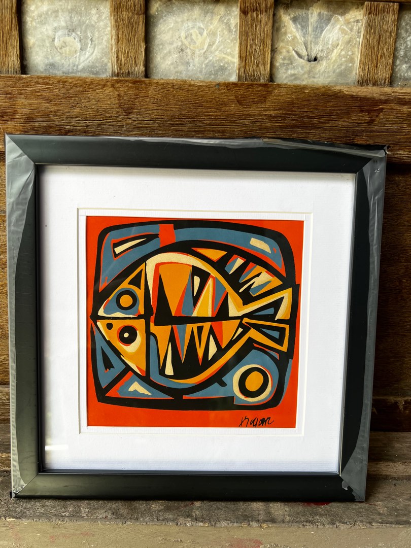 Ang Kiukok framed serigraph on Carousell