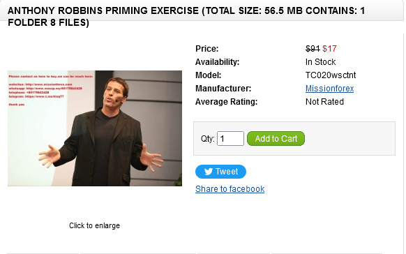 Anthony Robbins Priming Exercise (Total size: 56.5 MB Contains: 1 ...