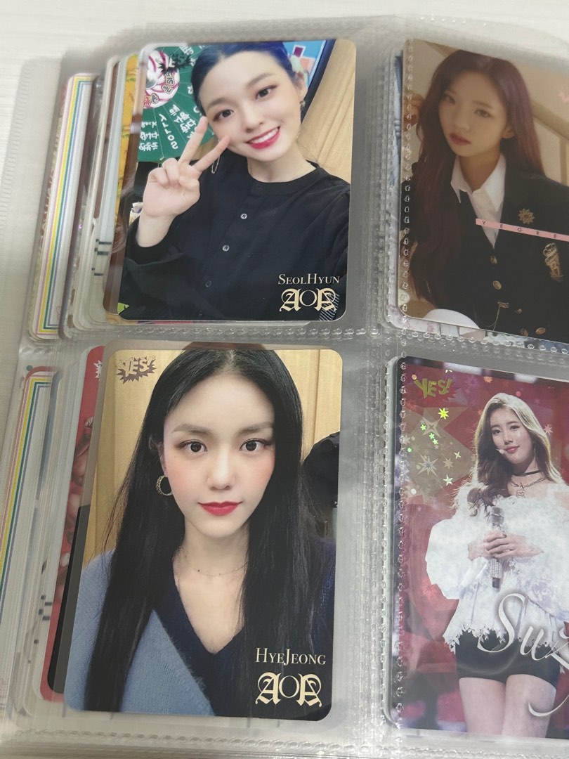 AOA NATURE DIA EXID Brown Eyed Girls MAMAMOO 裴秀智 全智賢 徐加晴 CLC Yes card小卡 ...