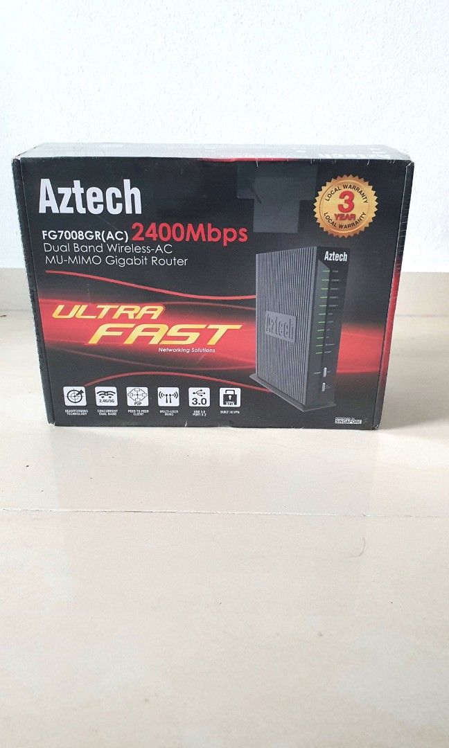 Aztech Router, Computers & Tech, Parts & Accessories, Networking on ...