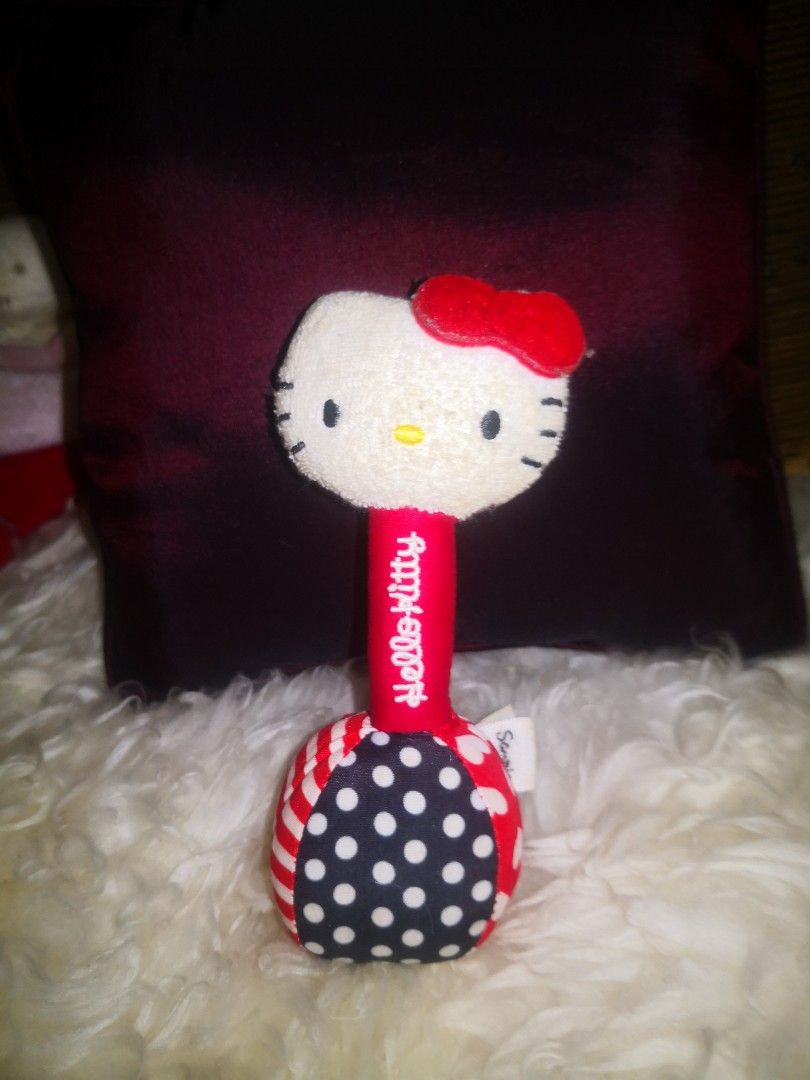 Baby Rattle Hello Kitty, Babies & Kids, Babies & Kids Fashion on Carousell