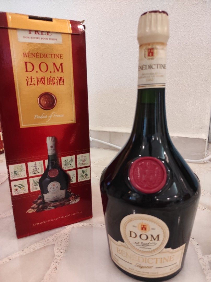 Benedictine DOM 1 Litre, Food & Drinks, Alcoholic Beverages on Carousell