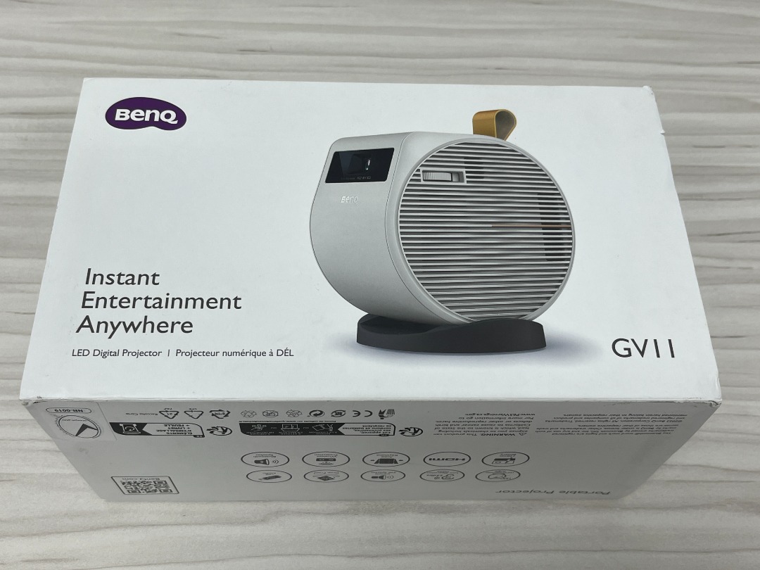 BenQ GV11 LED Wireless Mini Portable Projector with Auto Vertical ...