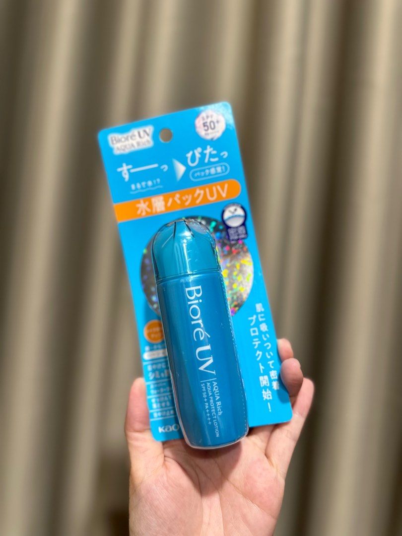 Biore UV Aqua Rich SPF 50 Lotion, Beauty & Personal Care, Face, Face ...