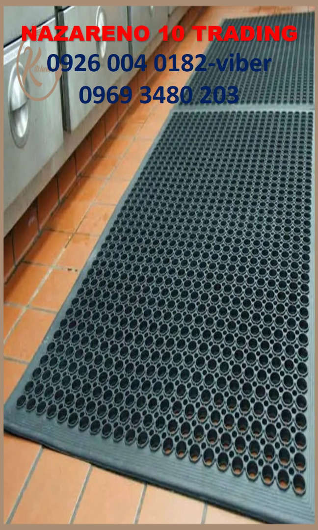 black RUBBER MAT BLACK, Commercial & Industrial, Industrial Equipment ...