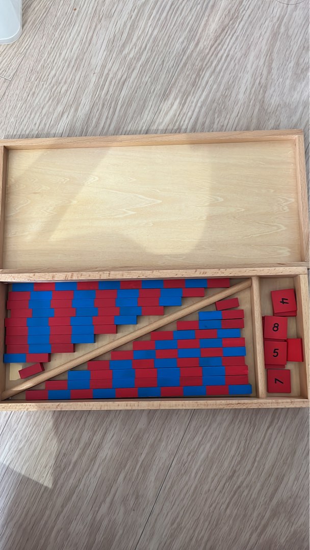 Brand New Montessori Number Rods and giant Push pin, Hobbies & Toys ...