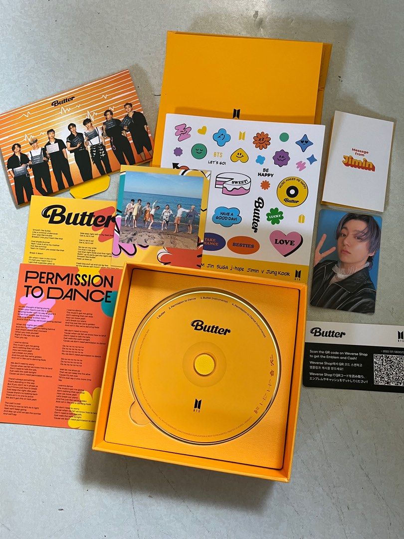 BTS BUTTER ALBUM CREAM on Carousell