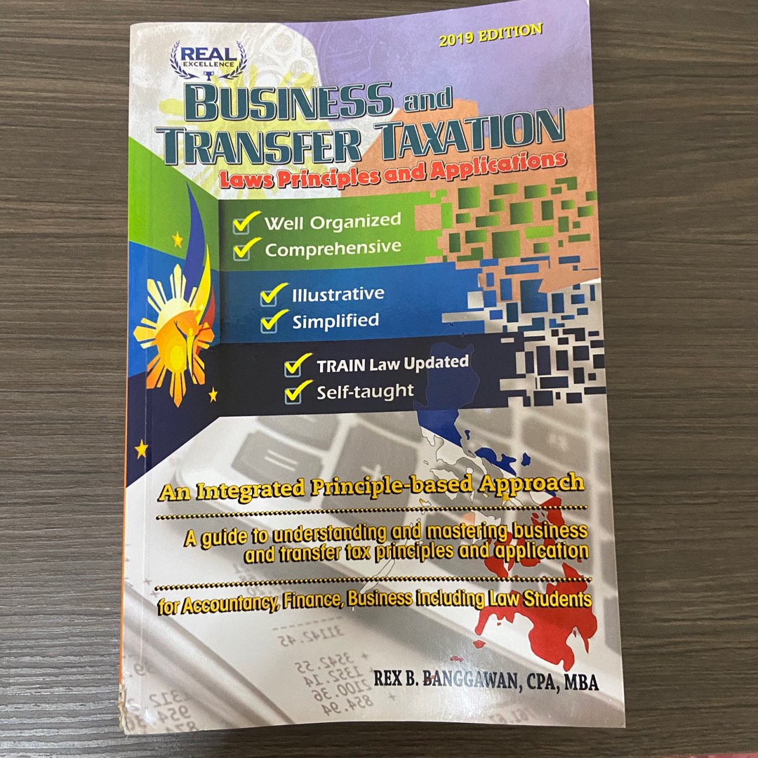 Business and Transfer Taxation (2019 Edition) by Rex Banggawan, Hobbies ...