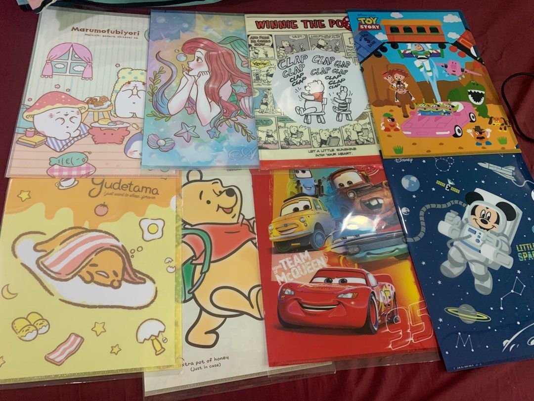 Cartoon File Folder Per Piece (Disney, Mickey, Toy Story, Pooh, Ariel ...