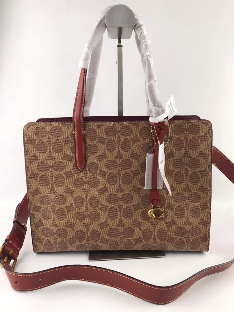 Coach Carter Carryall Mono Brown on Carousell