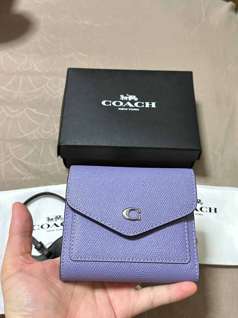 Coach Purple Wallet, Women's Fashion, Bags & Wallets, Purses & Pouches ...