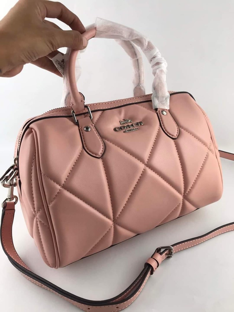 Coach Rowan Satchel Pink on Carousell