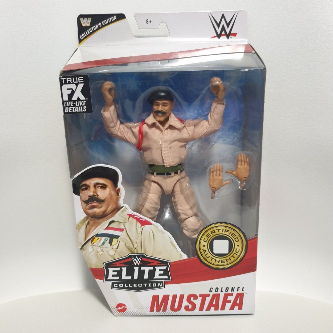 COLONEL MUSTAFA WWE Elite Collector's Edition, Hobbies & Toys, Toys ...