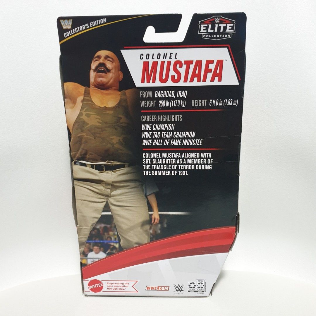 COLONEL MUSTAFA WWE Elite Collector's Edition, Hobbies & Toys, Toys ...