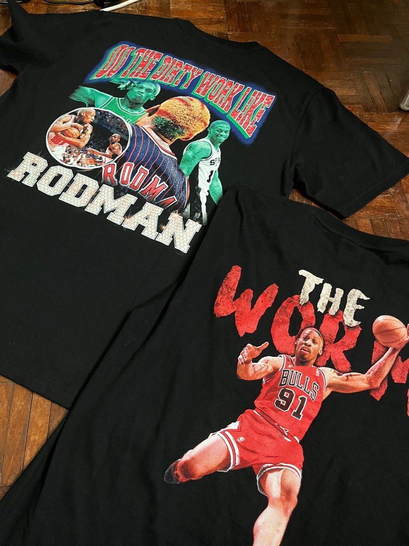 COMBO Dennis Rodman Bootleg, Men's Fashion, Tops & Sets, Tshirts & Polo ...