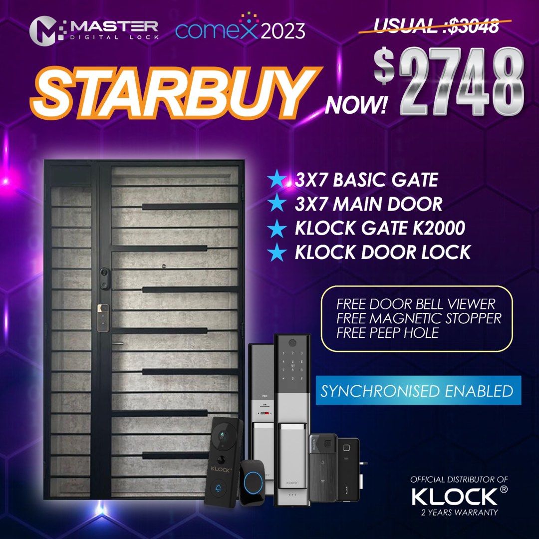 Comex Promo, Furniture & Home Living, Security & Locks, Locks, Doors ...