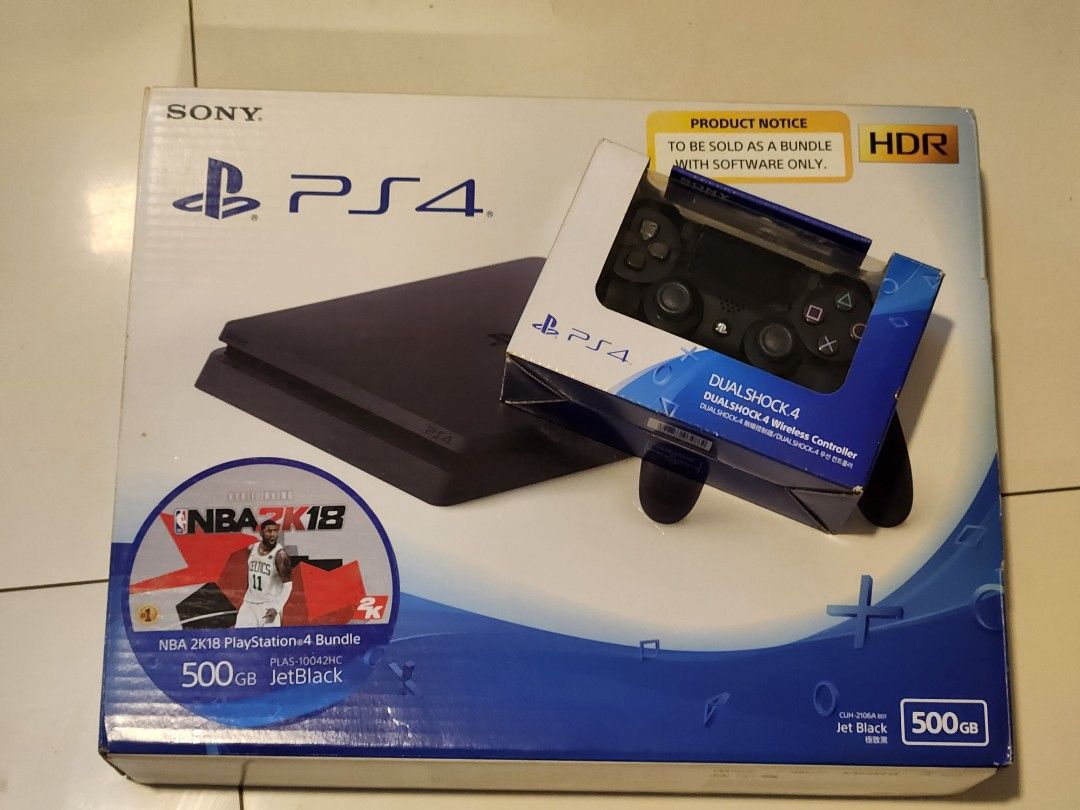 Complete boxed PS4 slim 500GB with 2 original controllers + freebies ...