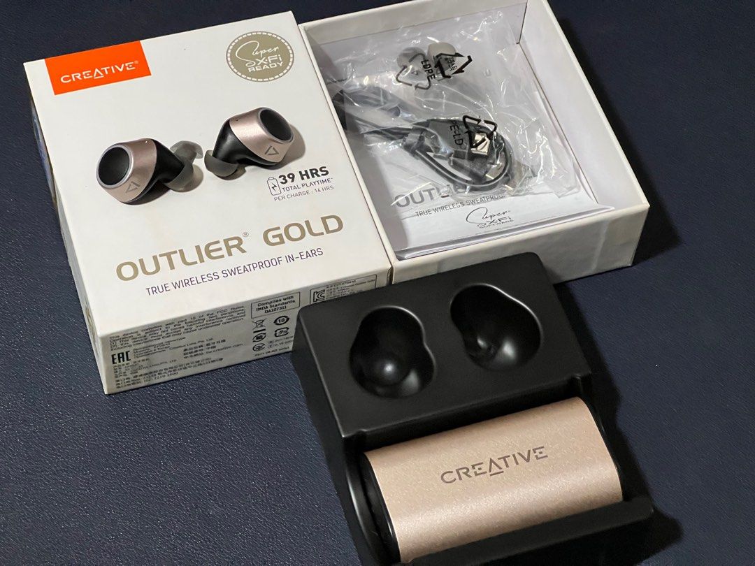 Creative Outlier Gold, Audio, Earphones on Carousell
