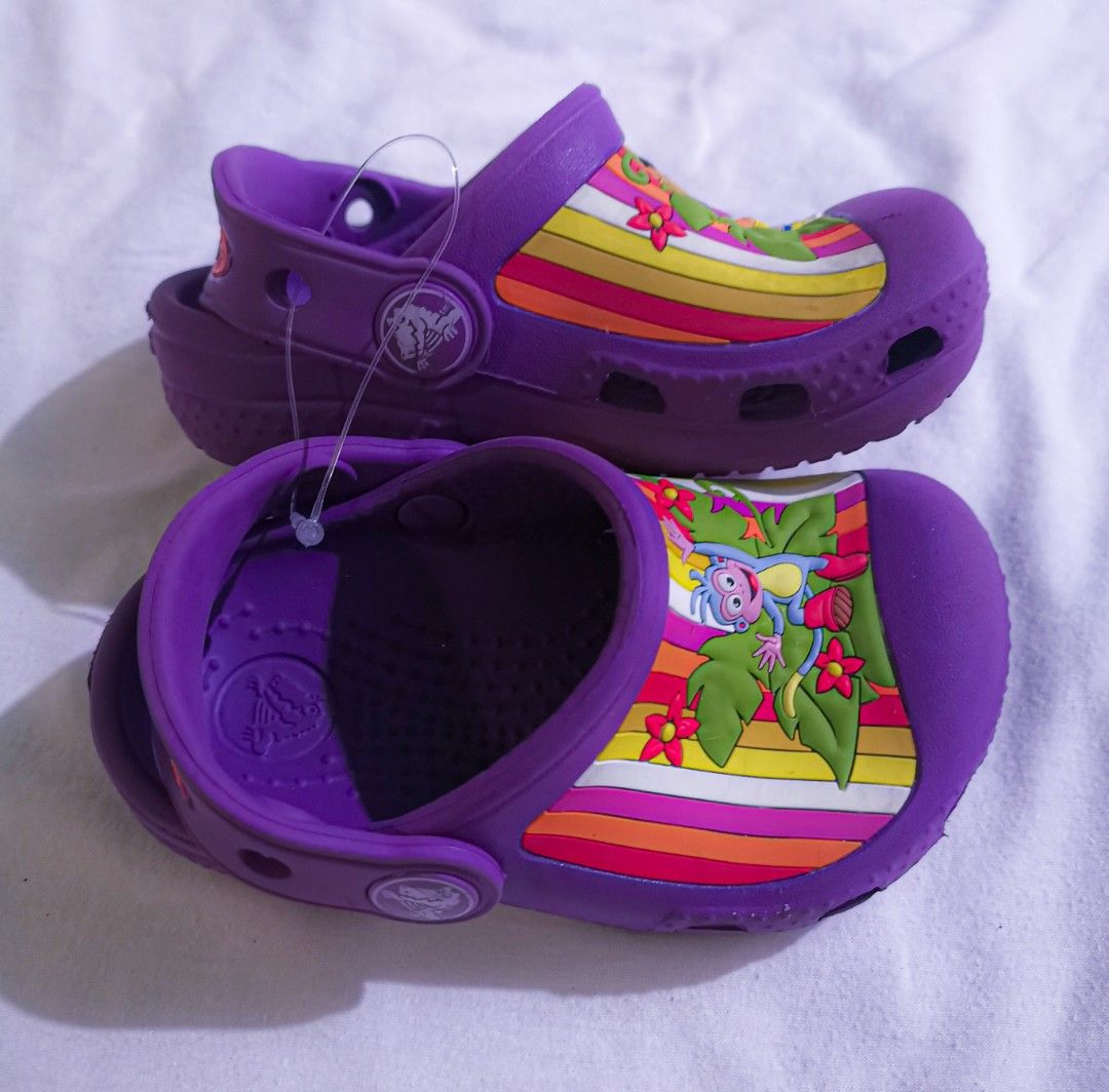 CROCS Dora, Babies & Kids, Babies & Kids Fashion on Carousell