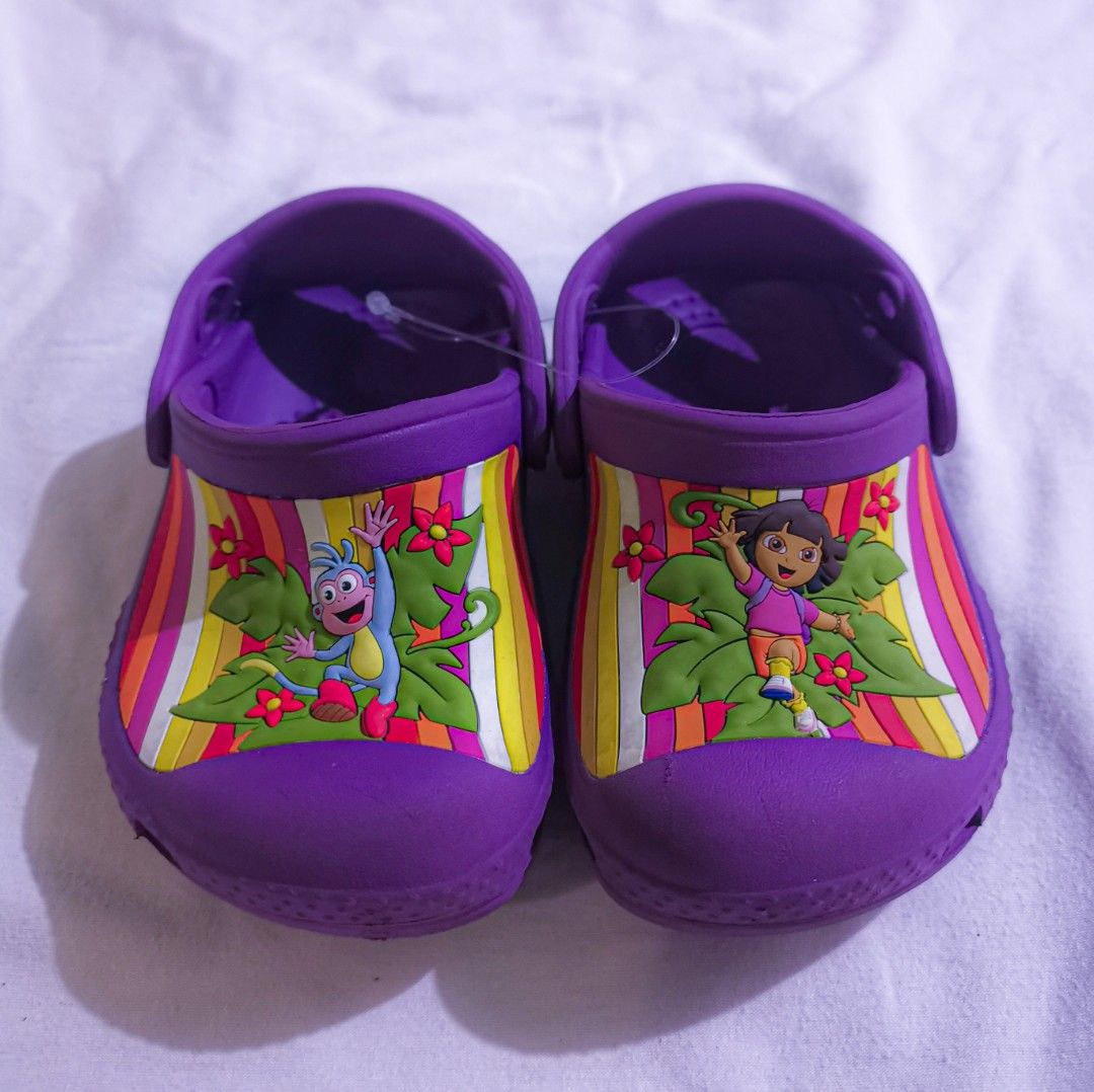 CROCS Dora, Babies & Kids, Babies & Kids Fashion on Carousell