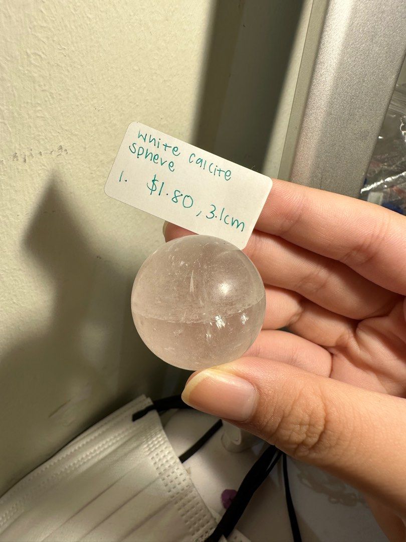 crystal spheres/balls (rose/smokeyquartz , tigerseye , calcite), Women ...