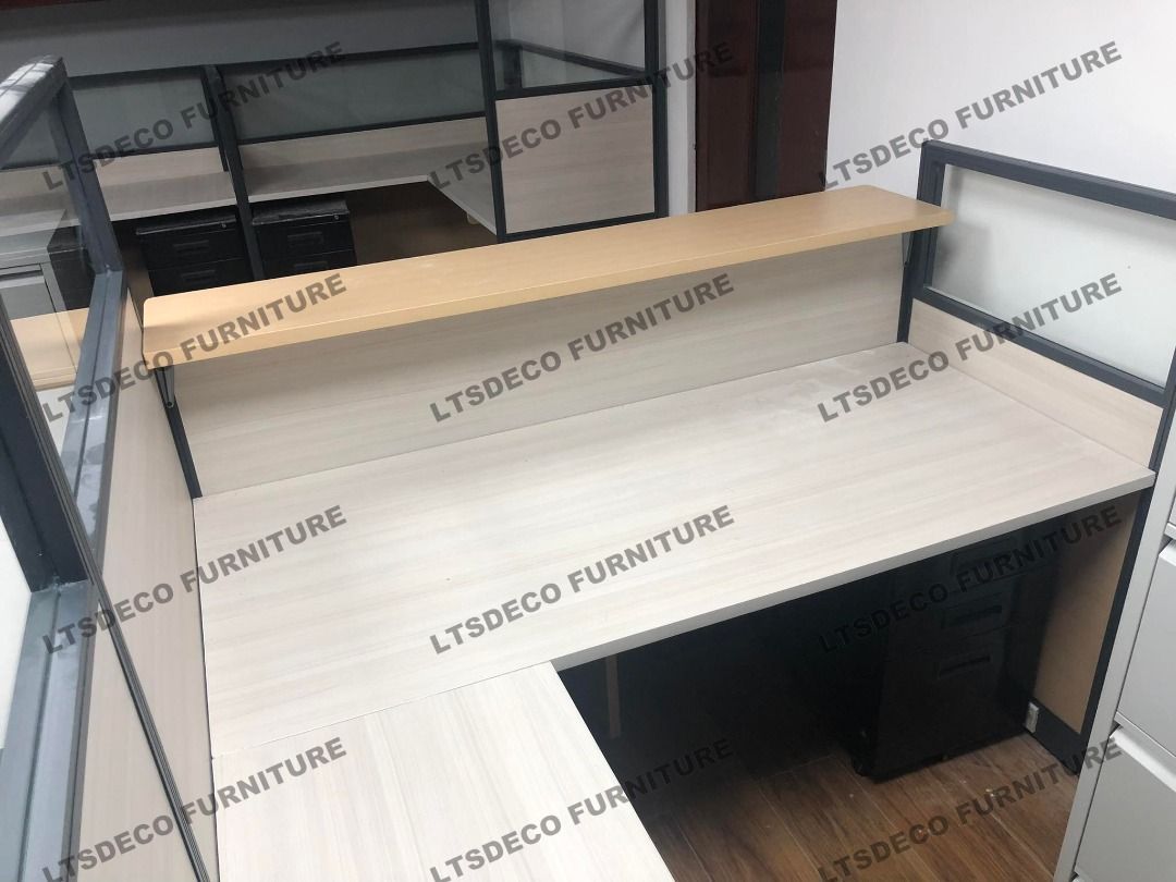 Cubicle with Counter Top Office Partition on Carousell