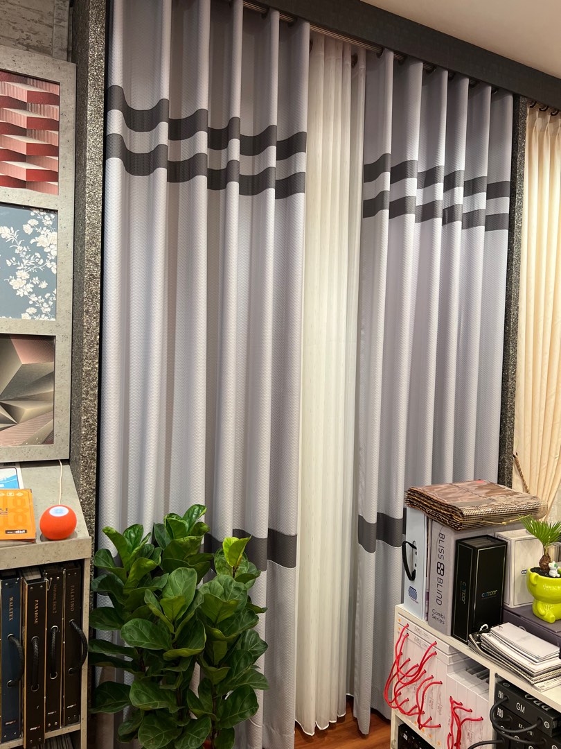 Curtains JimmyTextiles custom make, Furniture & Home Living, Home Decor ...