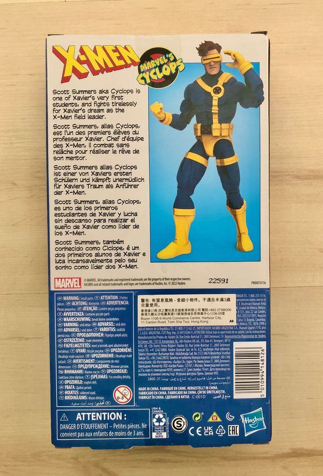 Cyclops retro VHS Action Figure Marvel Legends X-Men Animated Series on ...