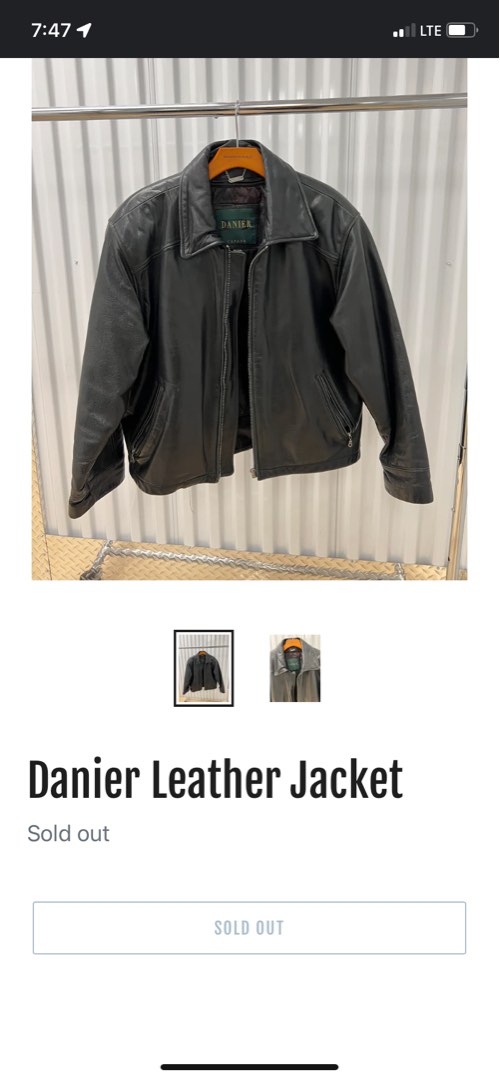 DANIER LEATHER JACKET on Carousell
