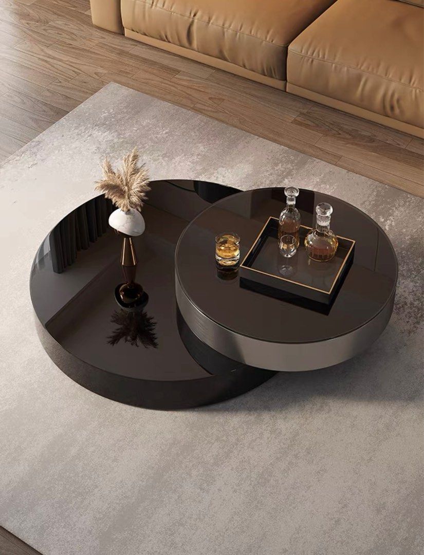 DANTAE Modern Rotatable Coffee Table, Furniture & Home Living ...