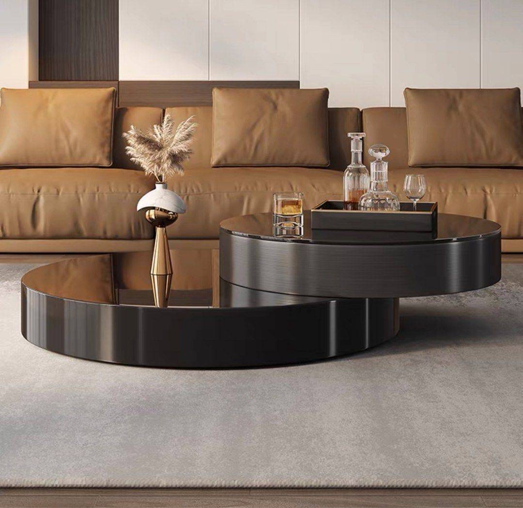 DANTAE Modern Rotatable Coffee Table, Furniture & Home Living ...