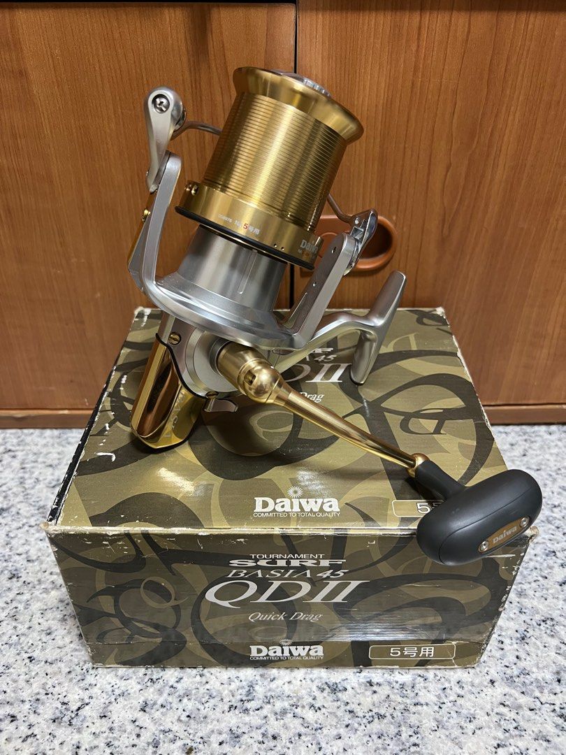 Daiwa Tournament Surf Basia 45 QD 2, Sports Equipment, Fishing on Carousell