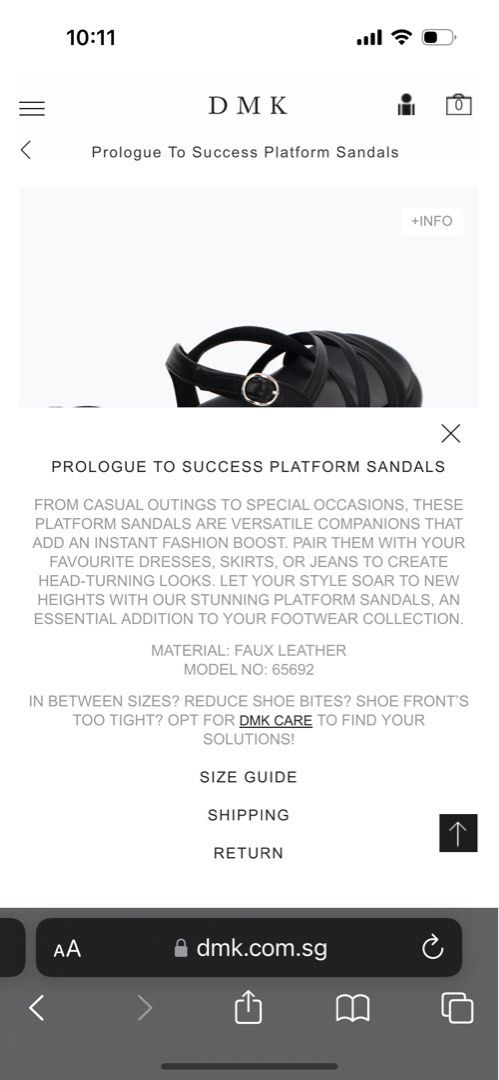 DMK Prologue to success platform sandals, Women's Fashion, Footwear, Sandals on Carousell