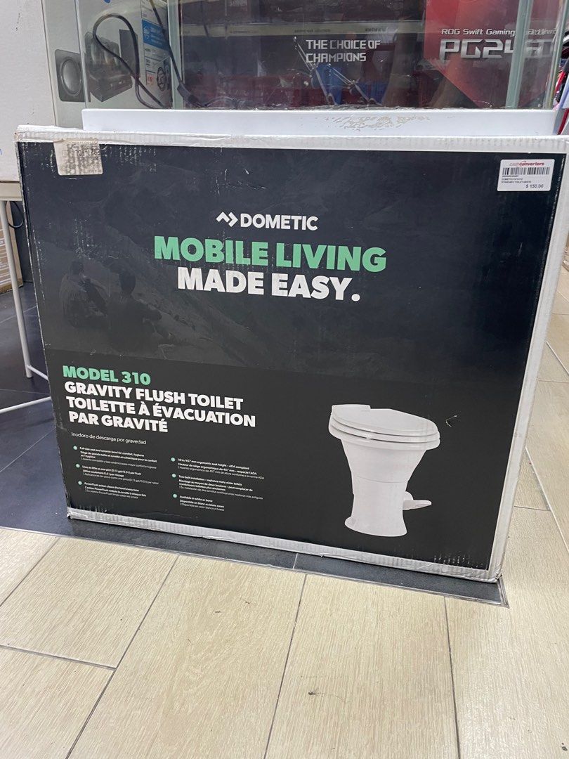 Dometic 310 Standard Toilet, Furniture & Home Living, Bathroom ...
